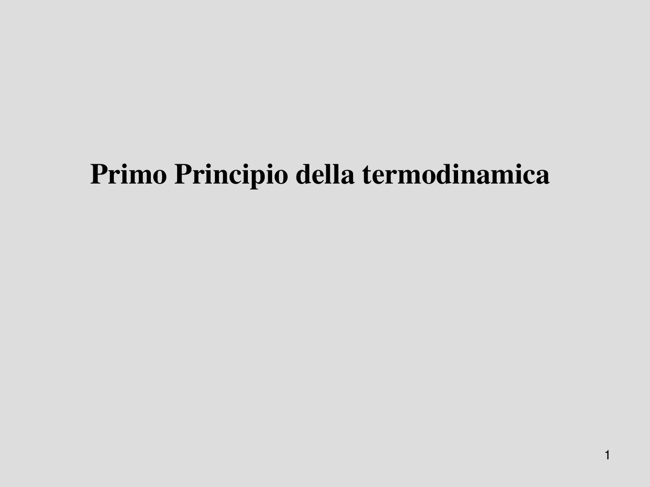 Primo Principio Della Termodinamicapdf Docsity