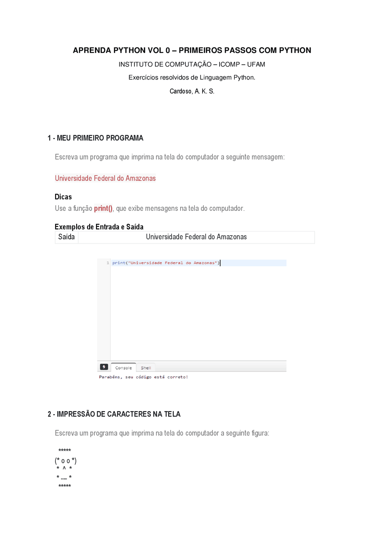 Introdução A Python Docsity