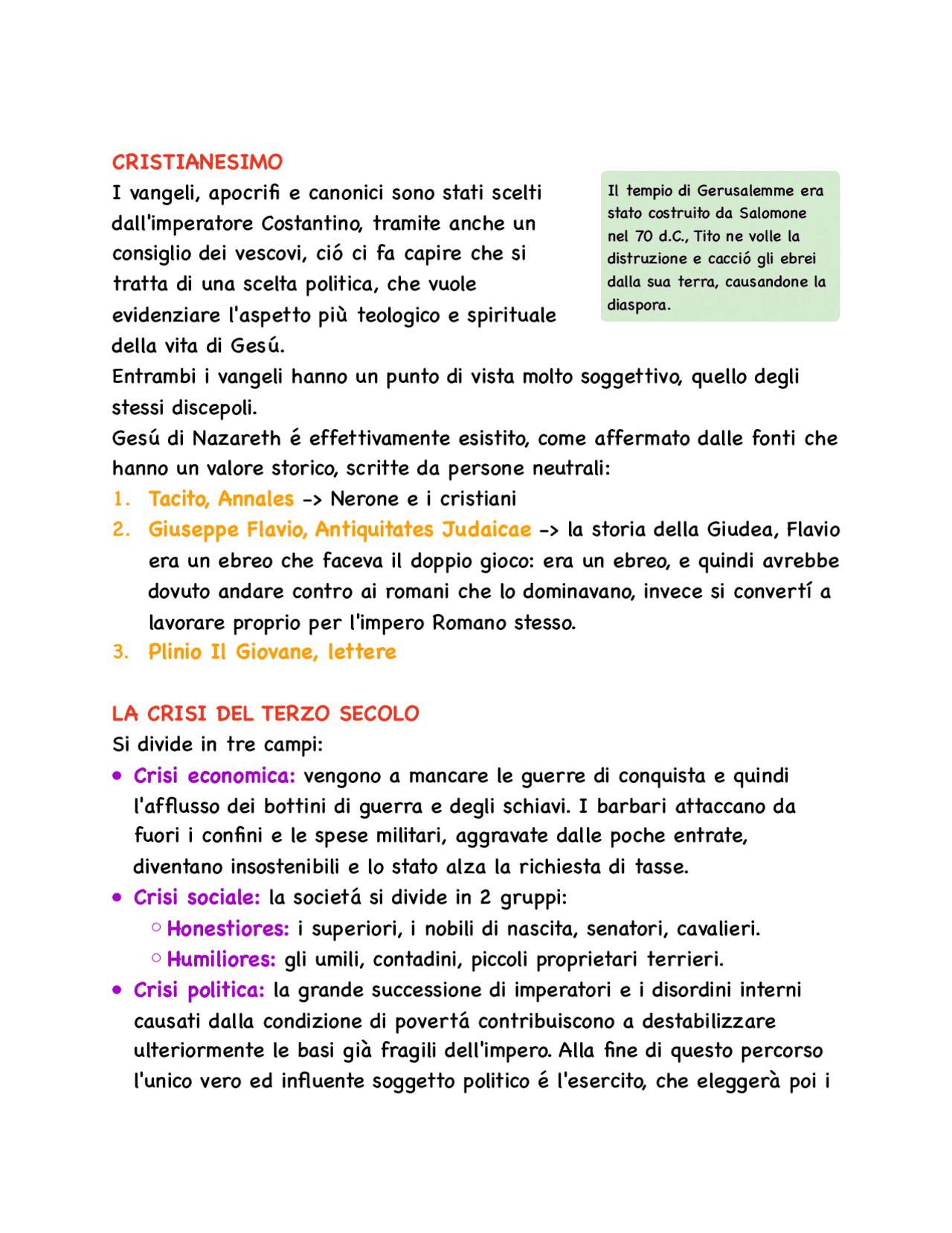 Storia 2 Superiore Ite Tosi Cristianesimo E Medioevo Docsity