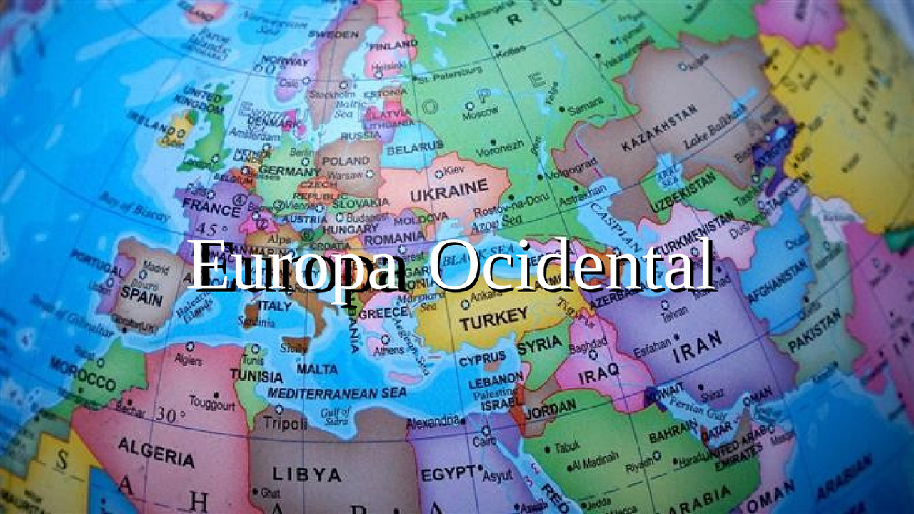 Europa Ocidental e sua organização - Docsity