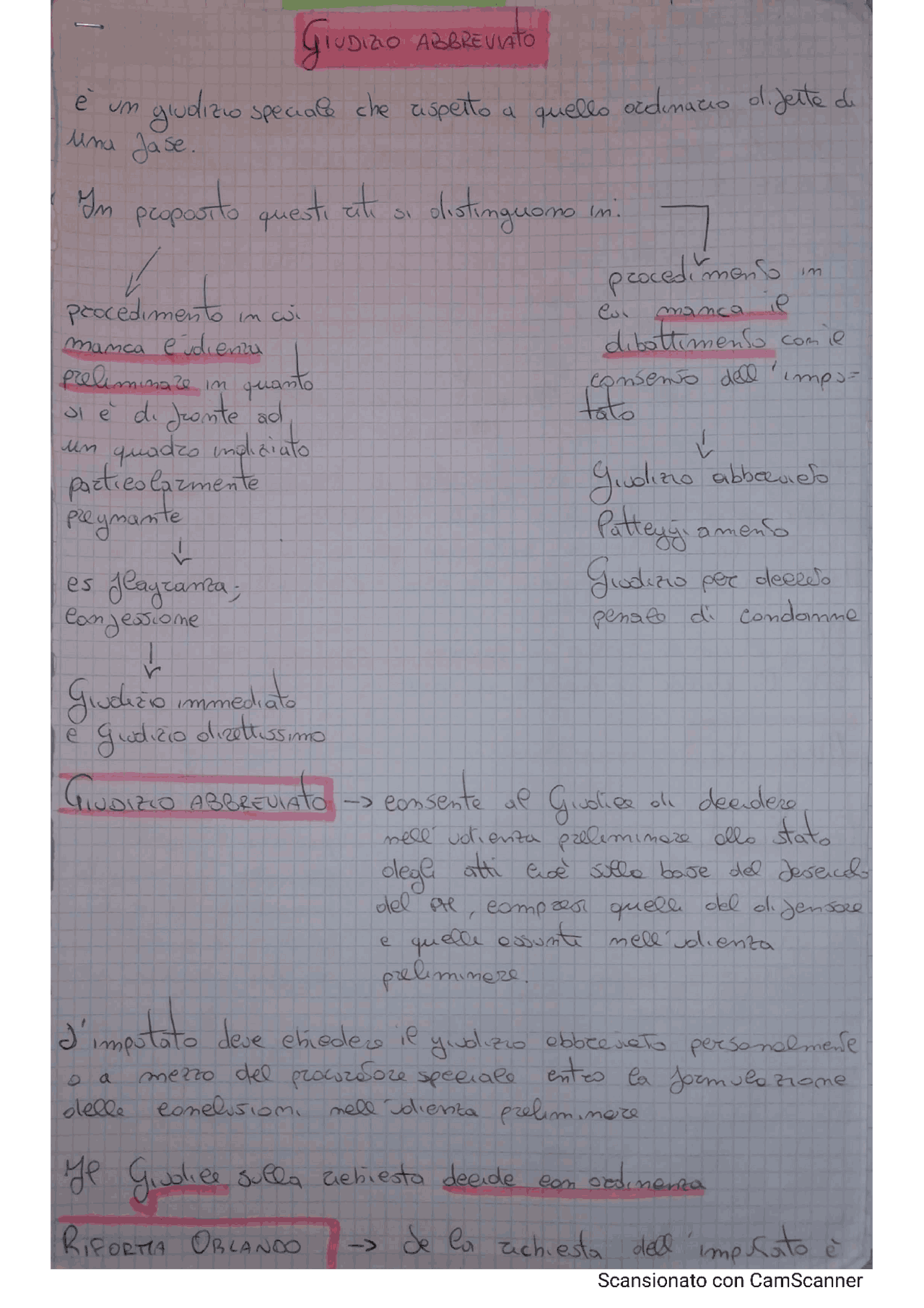 Procedimenti Speciali Penale Docsity