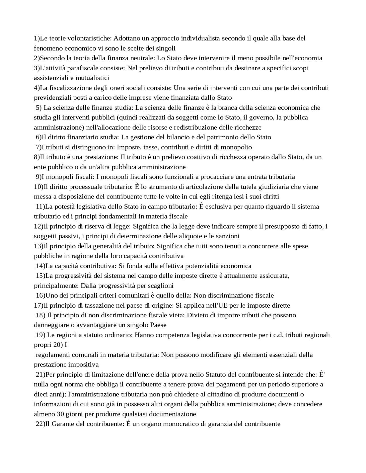 Diritto Tributario Pegaso Prove Svolte Esame Prove Desame Di Diritto