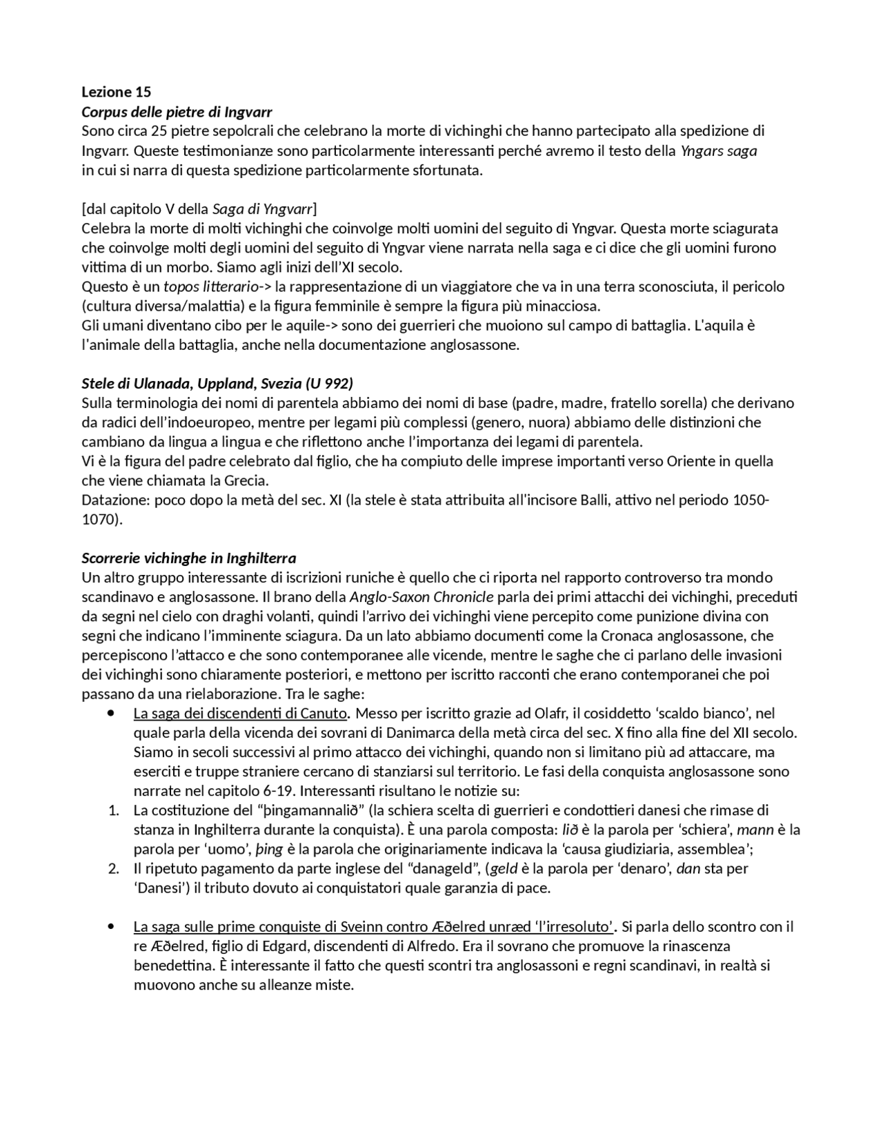 Le rune anglosassoni, rune nell'Edda poetica, testimonianze ...