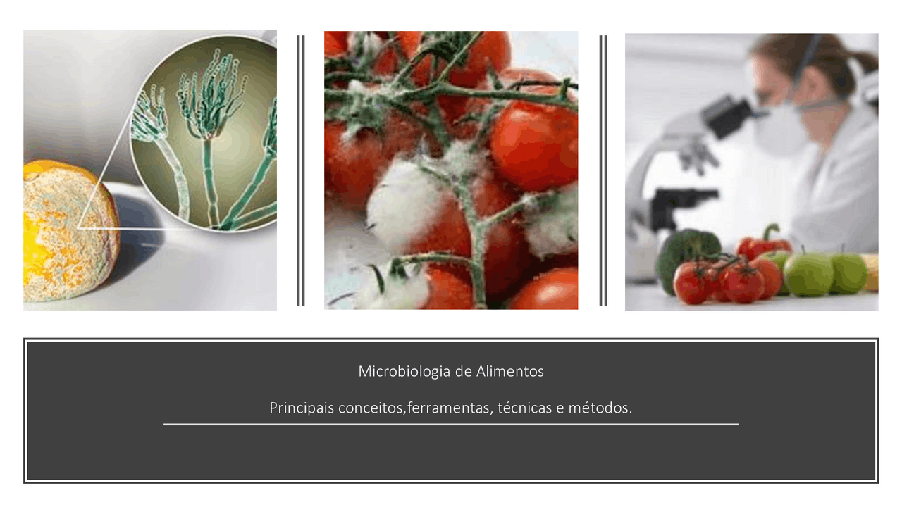 microbiologia de alimentos | Slides Microbiologia | Docsity