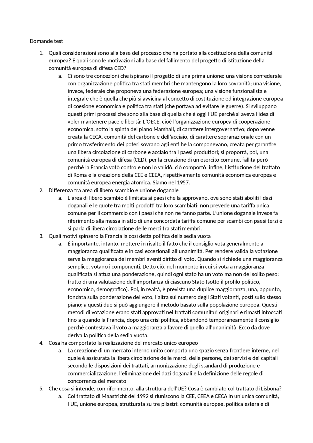 Appunti Chiari Di Sociologia Docsity
