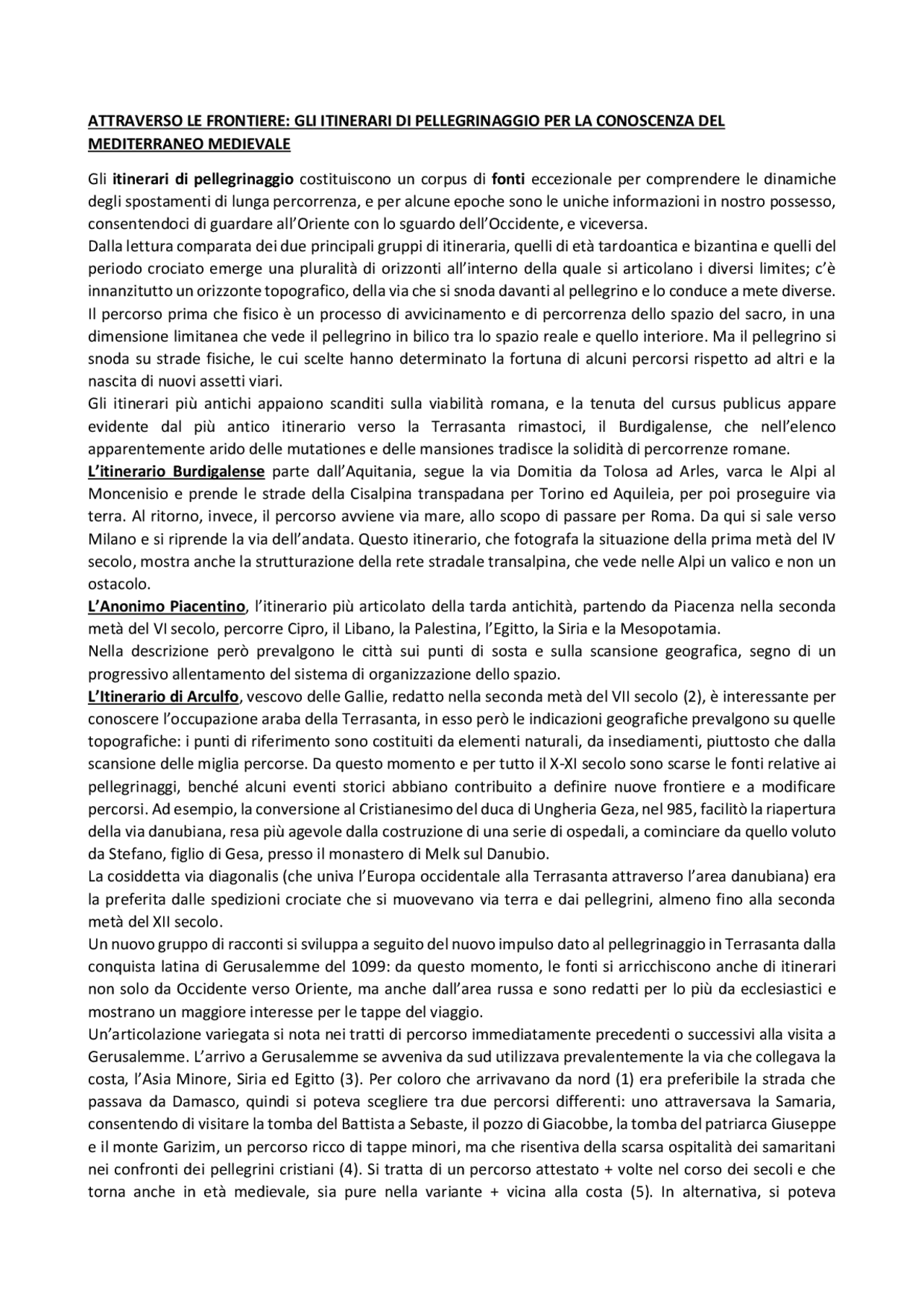 Riassunti Completi Delle Dispense 2021 Docsity