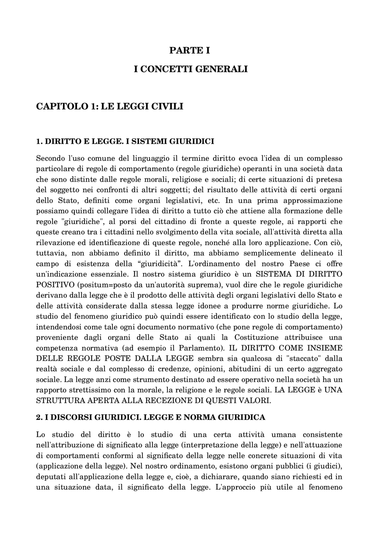 Riassunto Diritto Privato Docsity