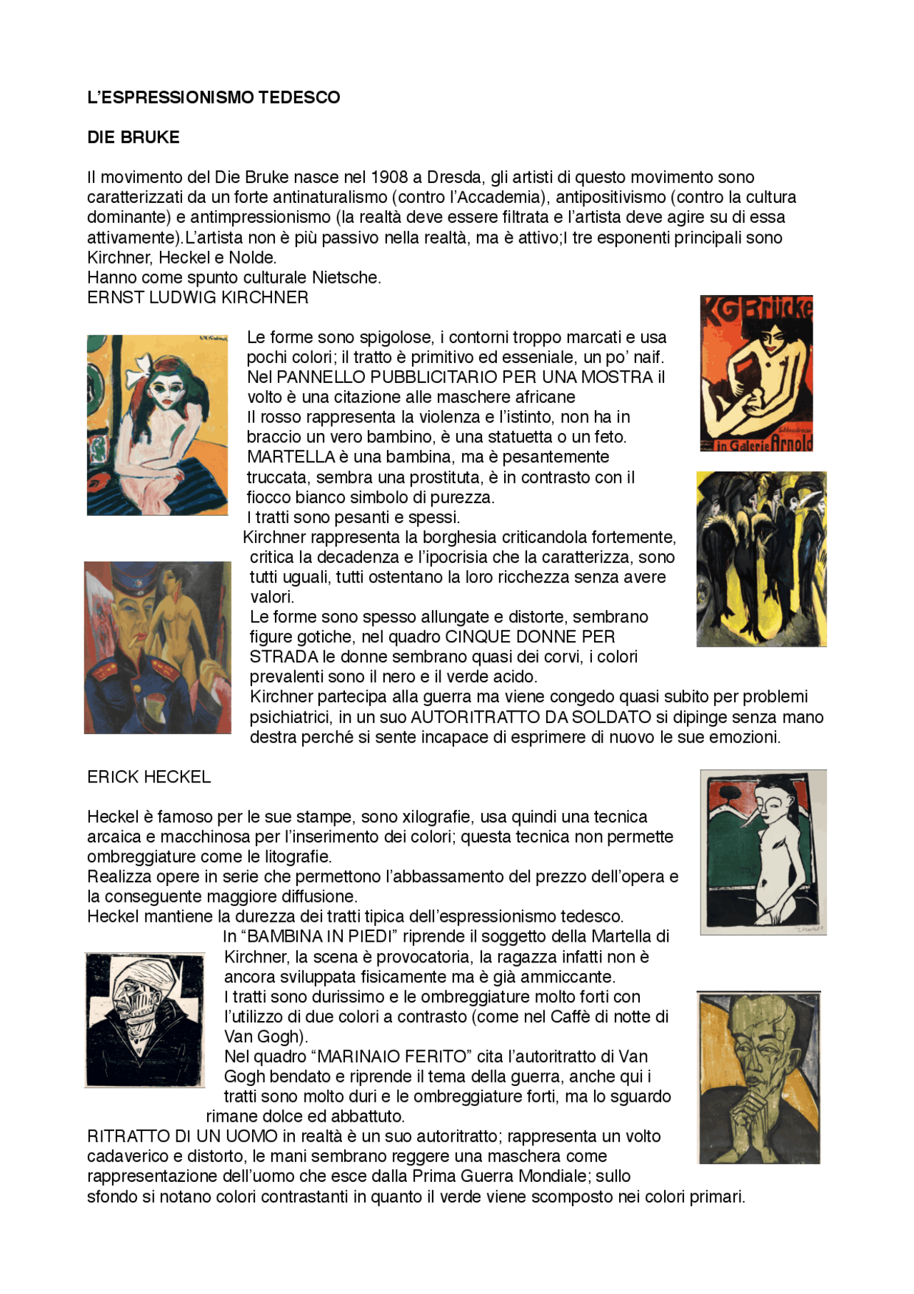 Espressionismo tedesco - V superiore - Docsity