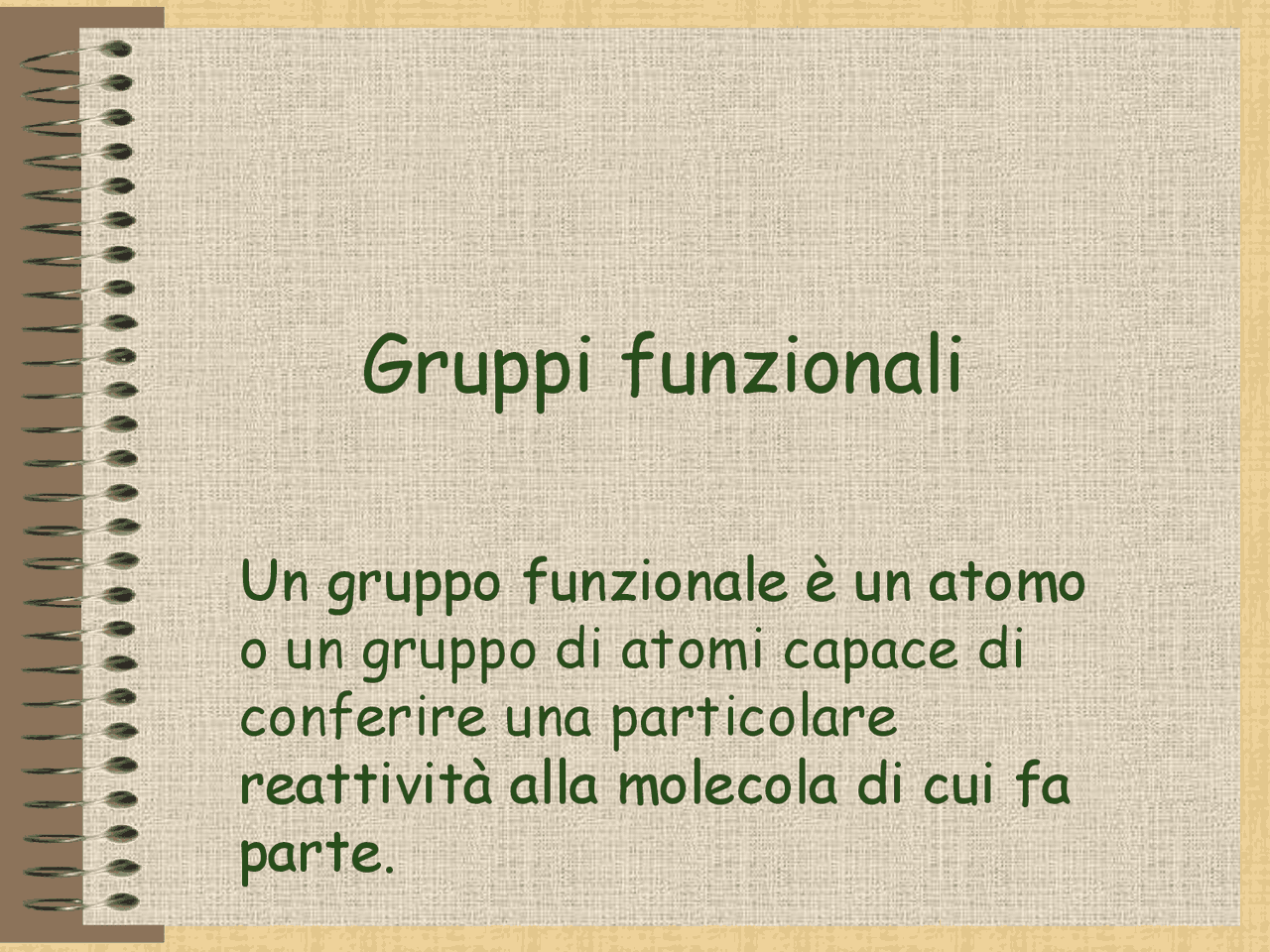 Gruppi Funzionali Slides Docsity