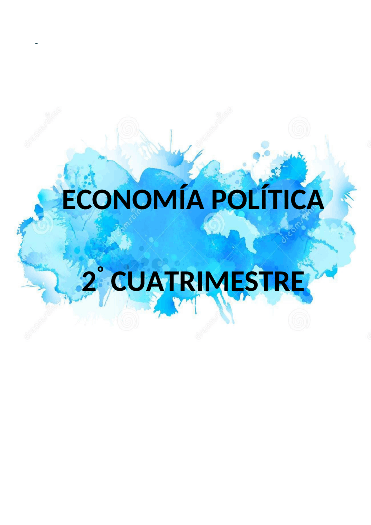 Economia Segundo Semestre Docsity