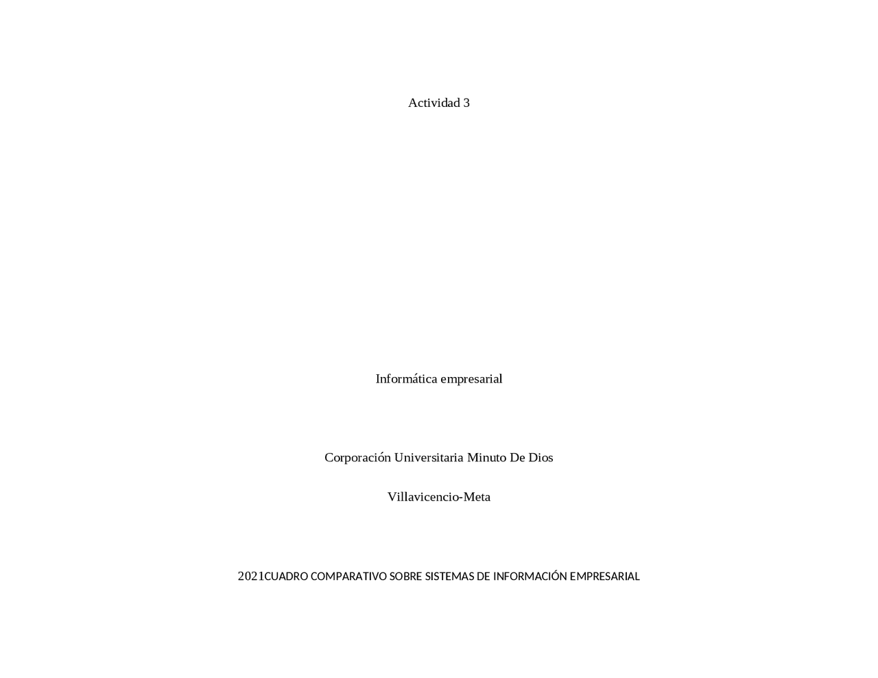 Actividad 3 informatica empresarial - Docsity