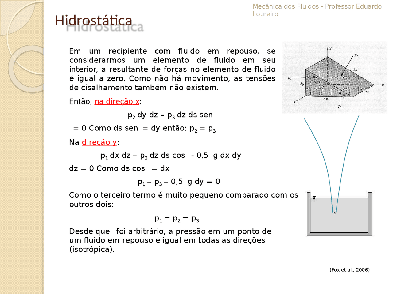 Mecânica Dos Fluidos Resumos Mecânica Dos Fluidos Docsity