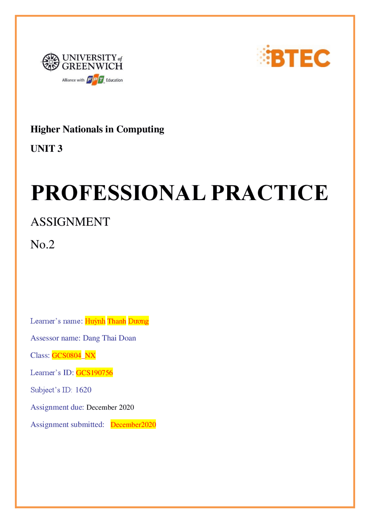 Professional Practice - Part 2 | Study Guides, Projects, Research ...