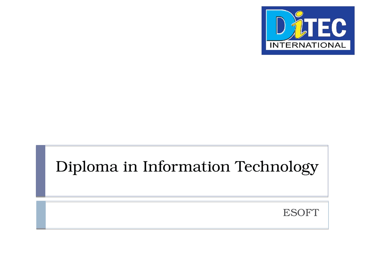 Diploma in technology - Docsity
