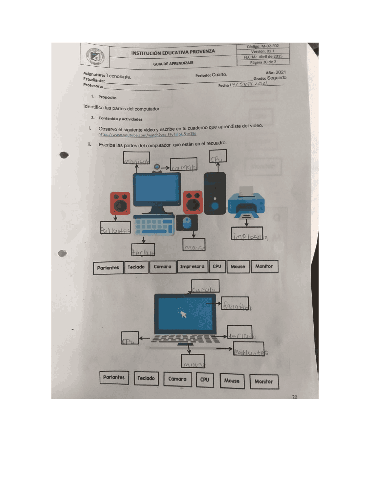 Tecnologia actividad 3 - Docsity