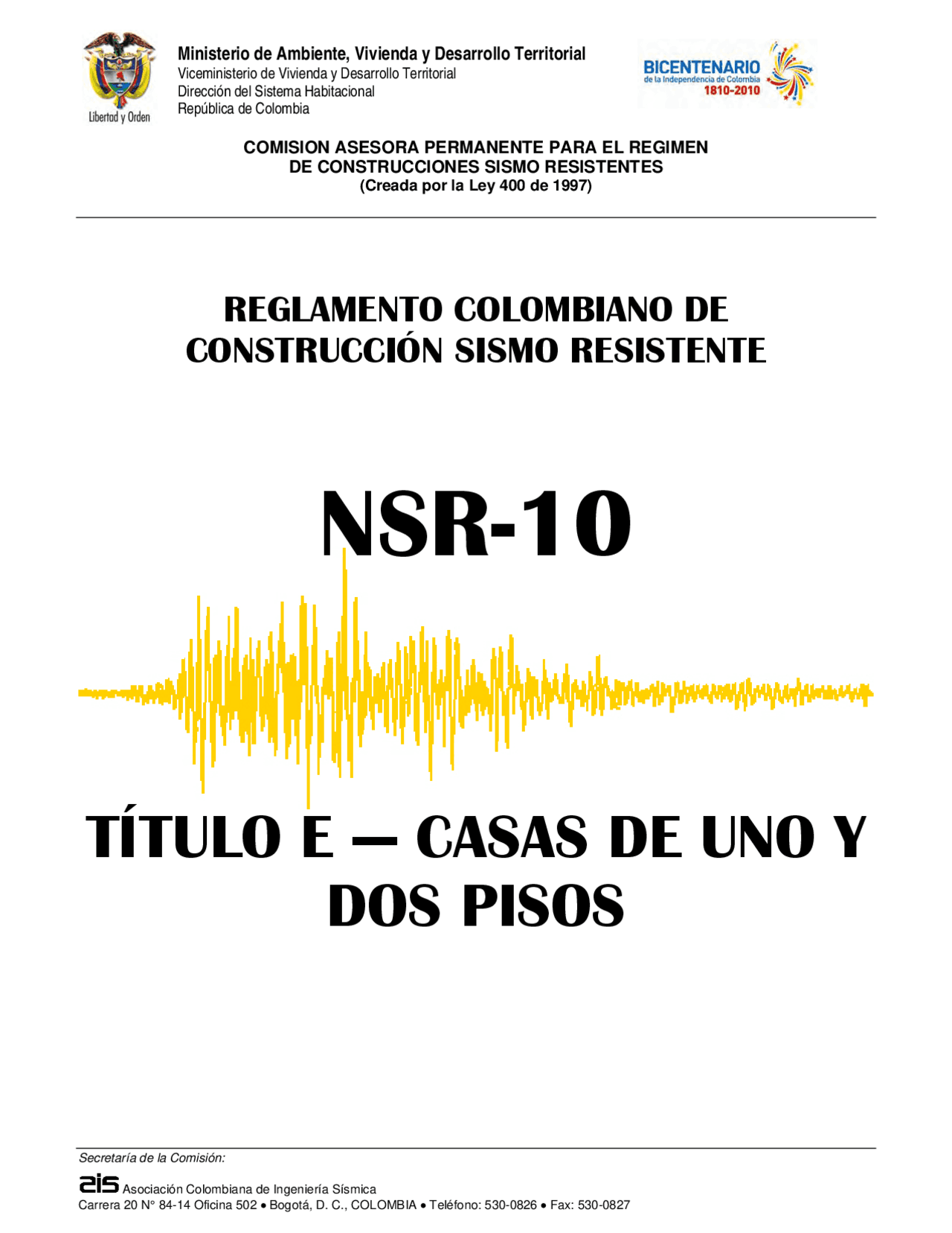 Procedimientos para hacer una Casa de 1 y 2 Pisos con las normas NRS10 ...