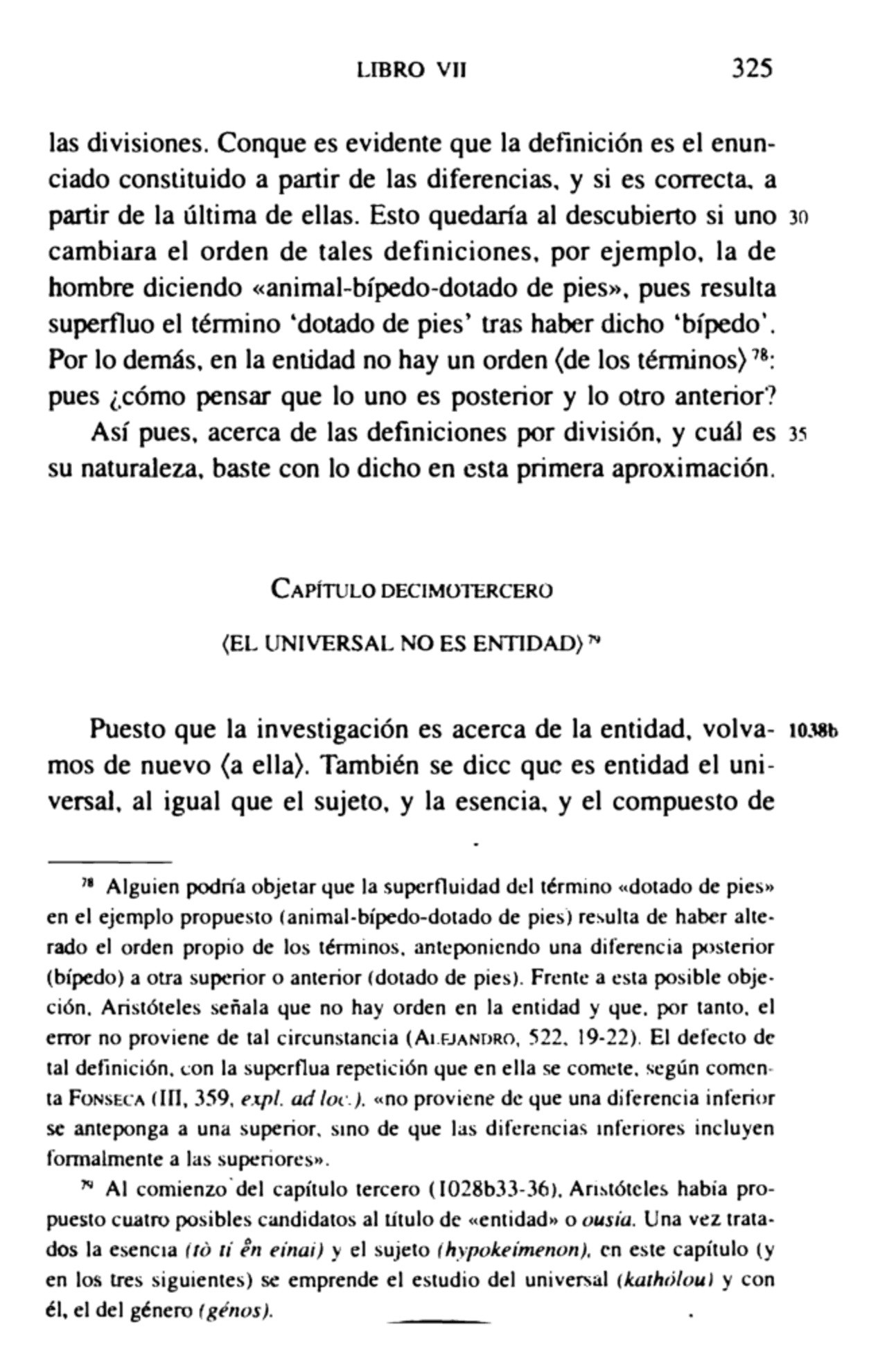 Aristóteles Metafisica Z 13 Docsity