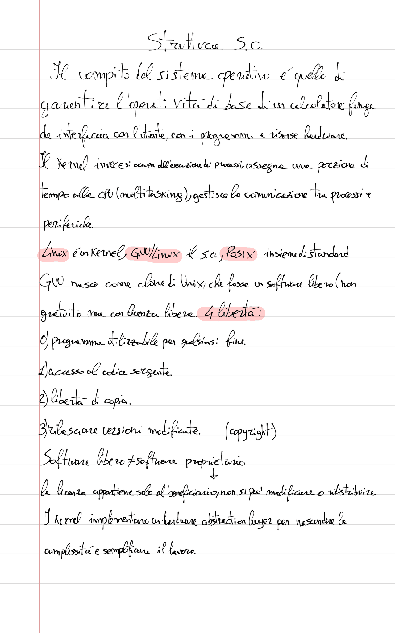 Sistemi Operativi Linux Thread Processi Vmm Ecc Docsity