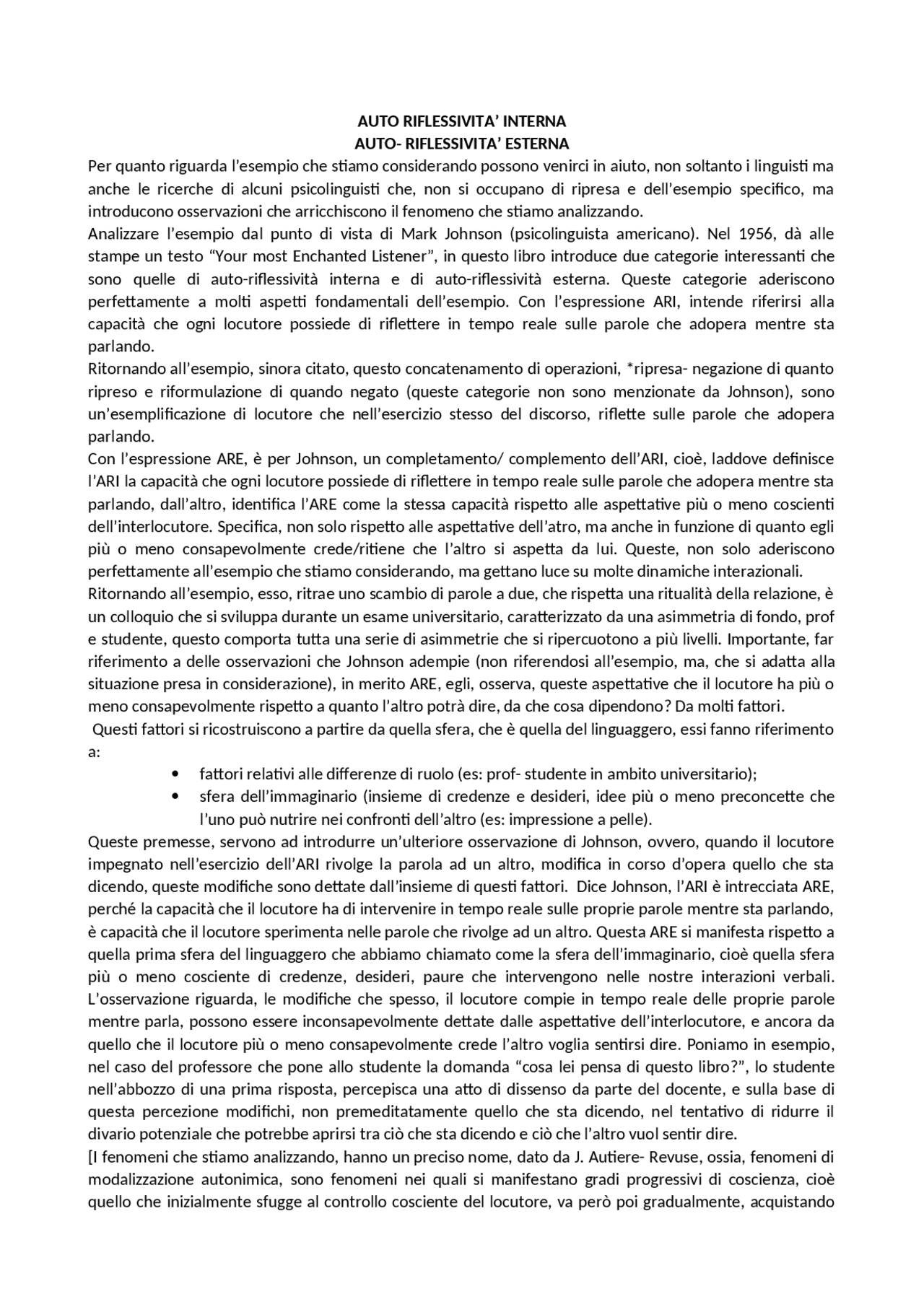 Sbobinature Teoria Dei Linguaggi Docsity