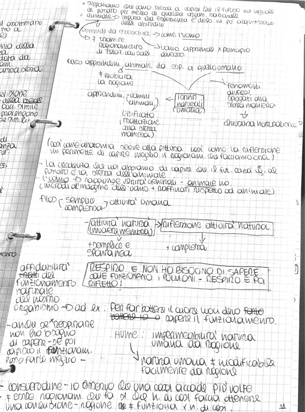 Hume Pt 2 Schemi Su Quanto Detto A Lezione Docsity