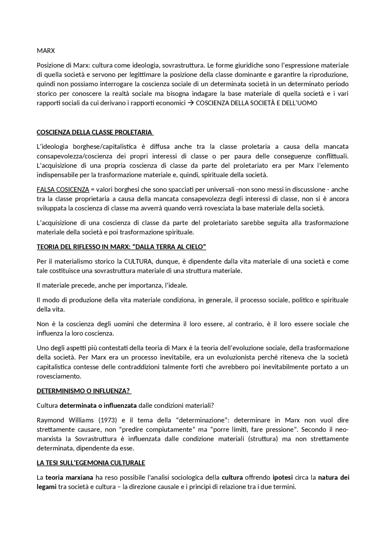 Appunti Lezione Primo Parziale Docsity