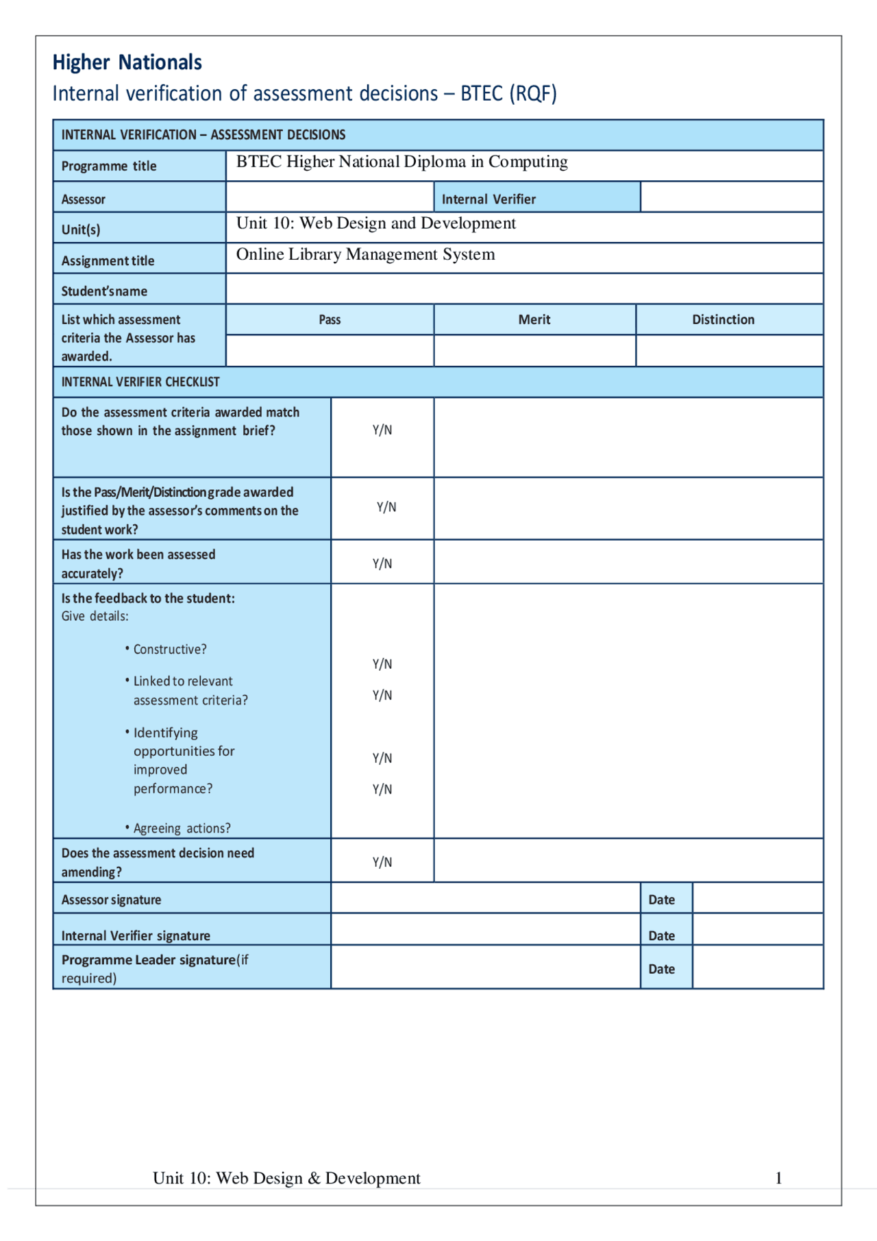 Assignment Unit 10 Web Design And Development Assignments Web Design