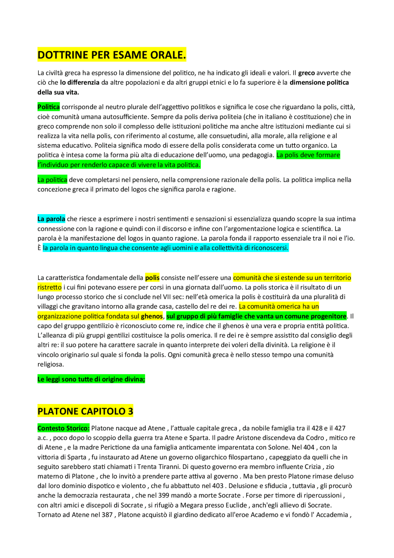 Appunti Sostitutivi Storia Delle Dottrine Politiche Dispense Di