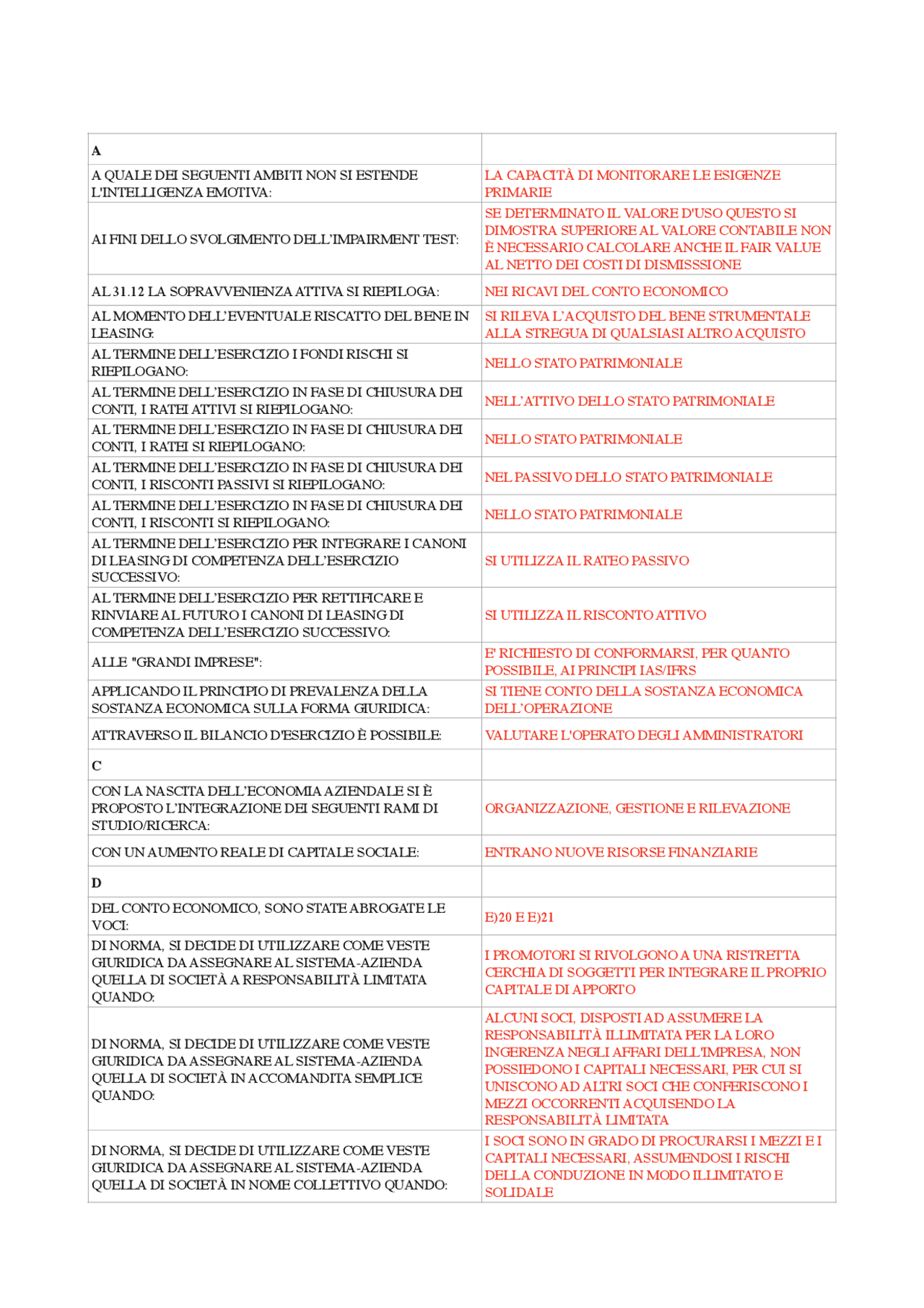 Metodologie E Determinazione Quantitative Docsity