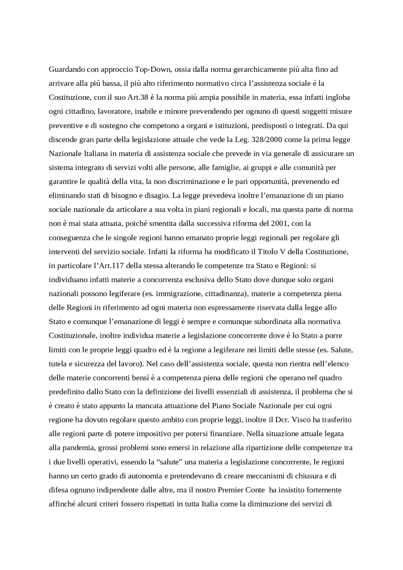 Strutture E Processi Del Servizio Sociale Docsity