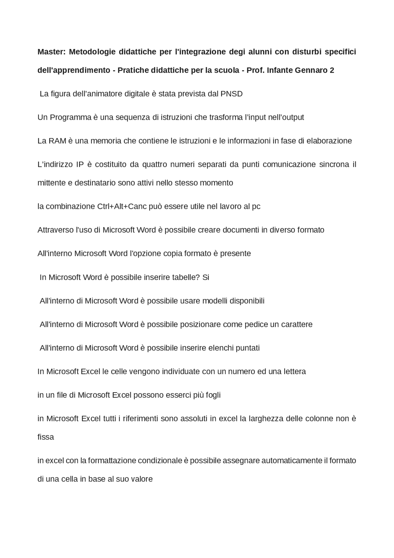 Paniere Pratiche Didattiche Master A Scuola Oggi Docsity