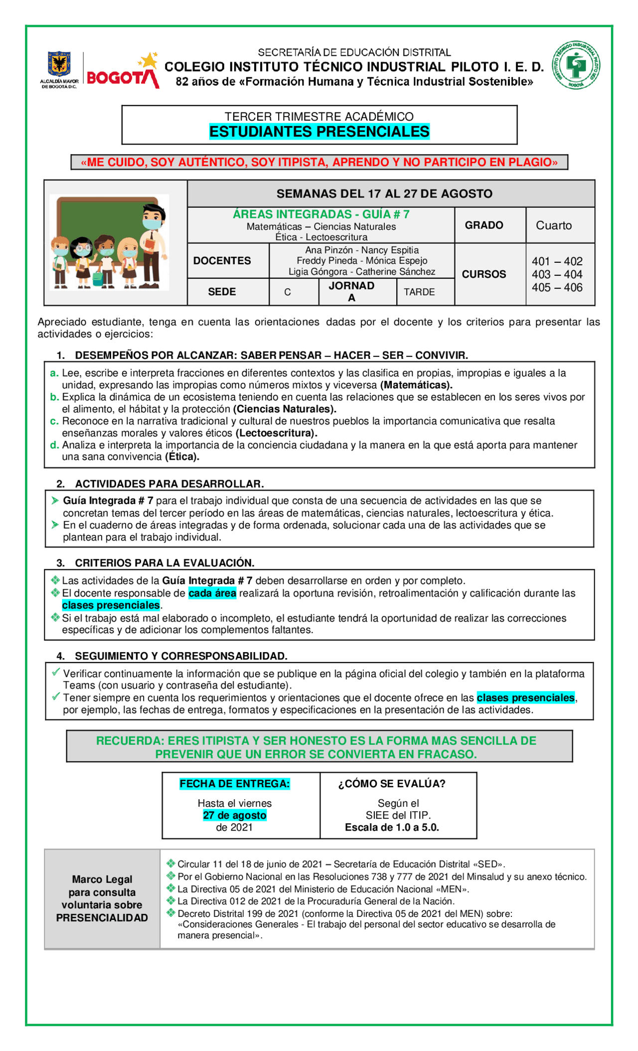 Guía 3 de primaria para niños - Docsity