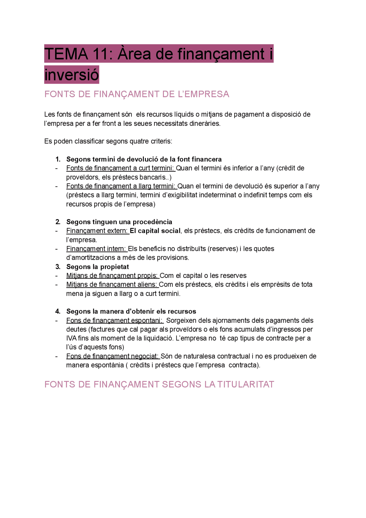Economia Selectivitat Docsity