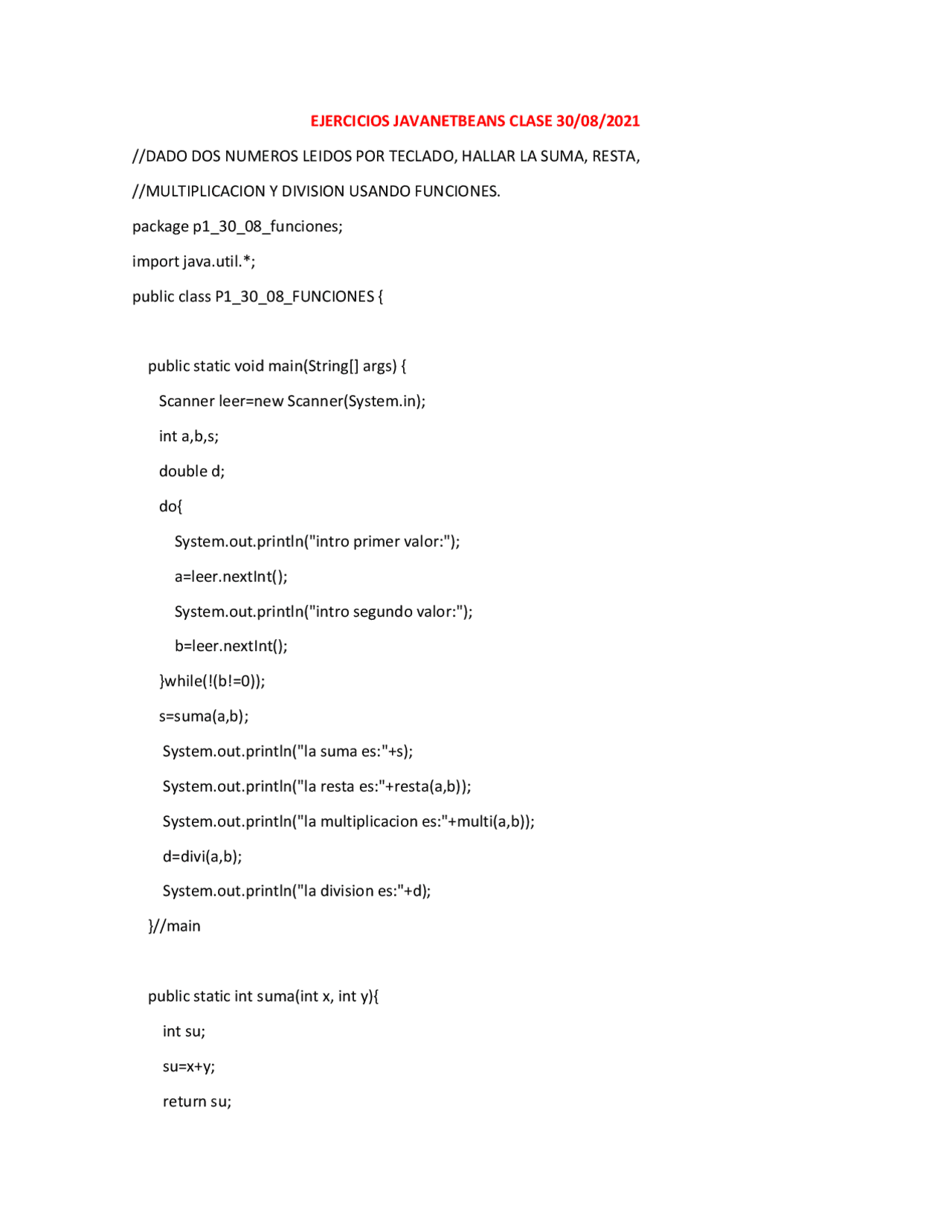 Ejercicios De Netbeans Ejercicios De Netbeans Monografías Ensayos De