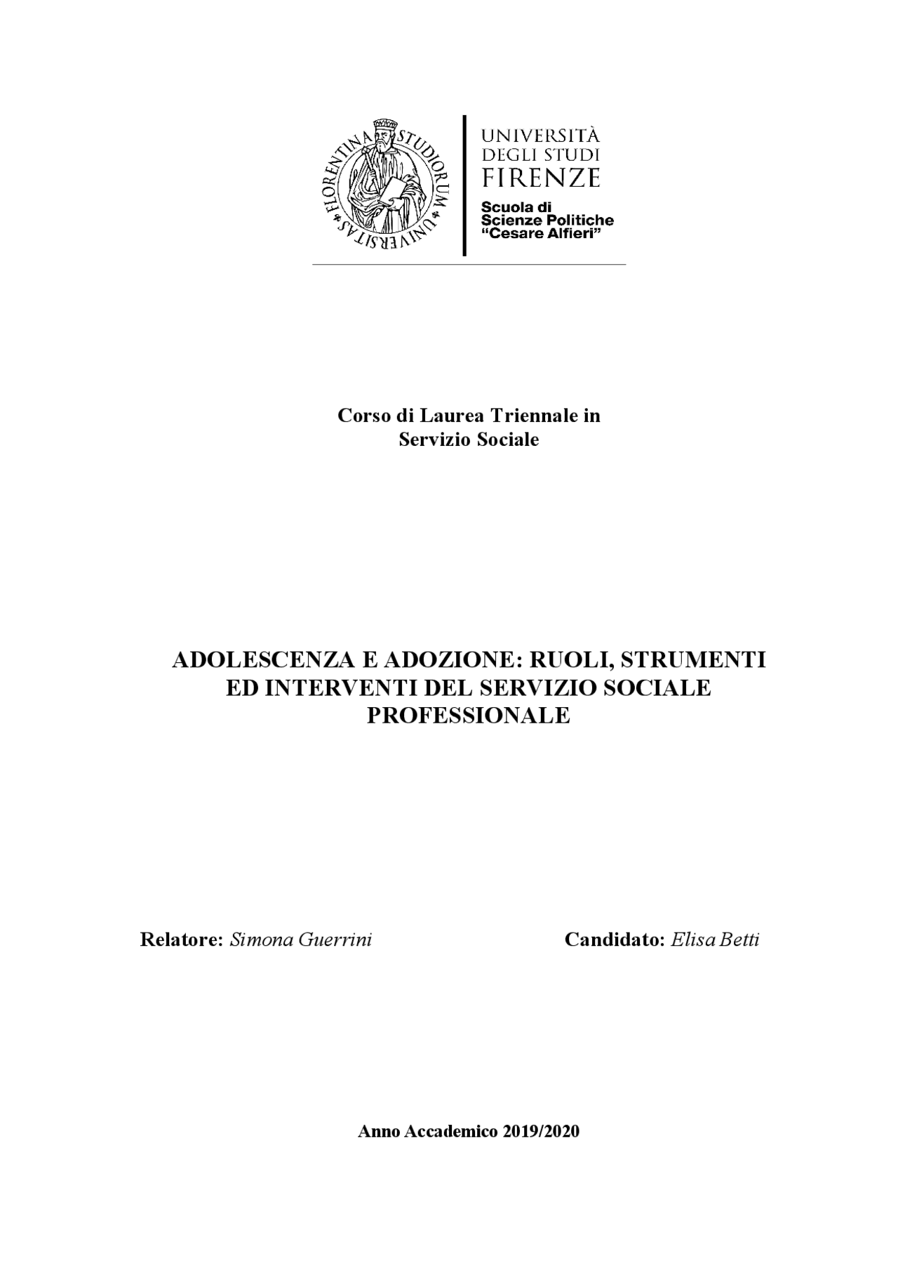 Ladozione E Ladolescenza Docsity