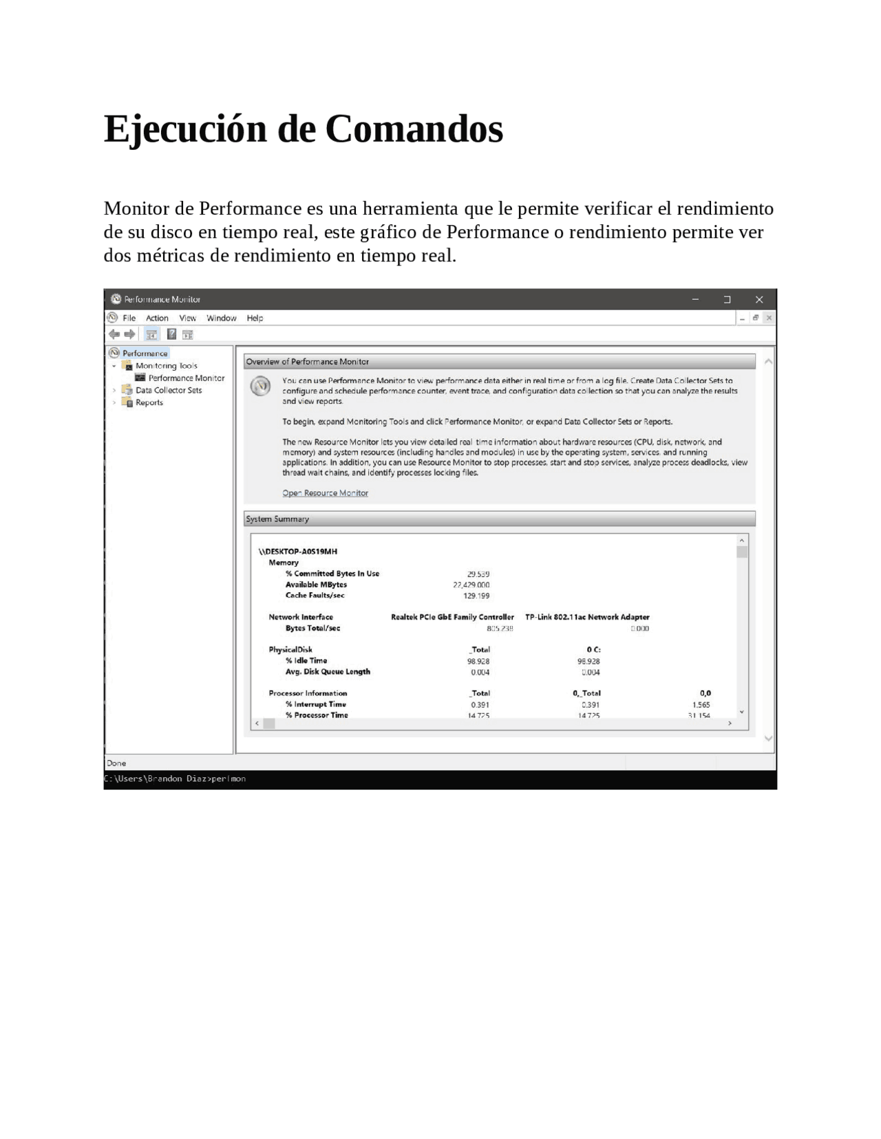 Windows Monitor Systems Docsity
