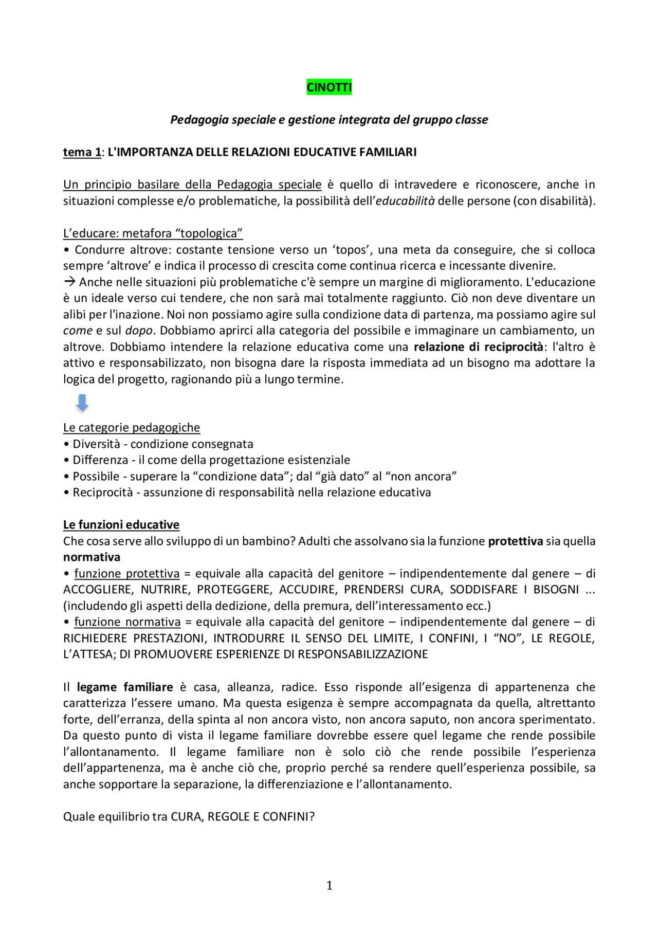 Pedagogia Generale E Analisi Strategie Didattiche Docsity
