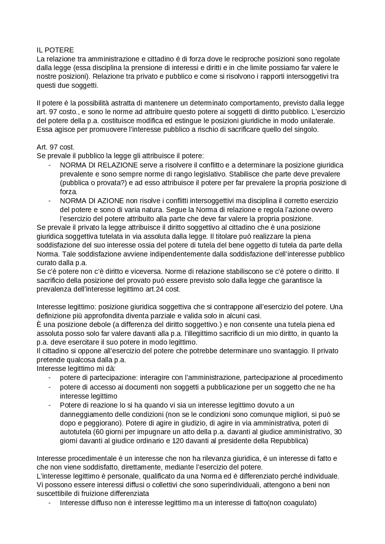 Riassunti Modulo 2 Diritto Amministrativo Docsity