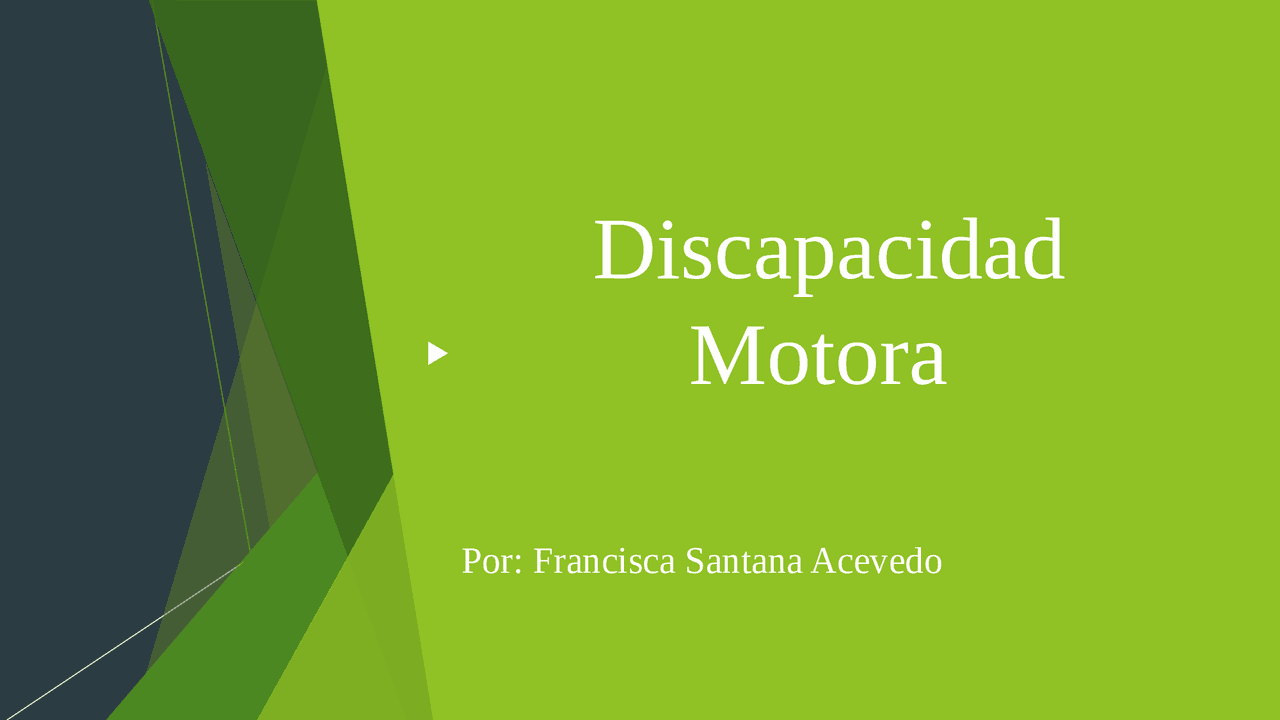 Discapacidad Motora | Diapositivas de Educación Física y Aprendizaje ...