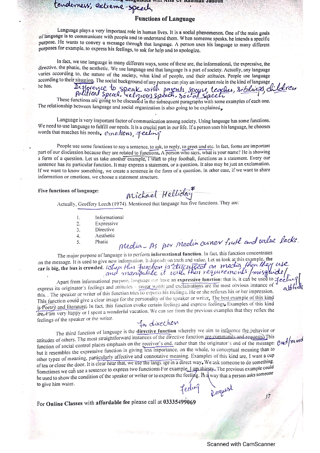 About The Functions Of Language Docsity