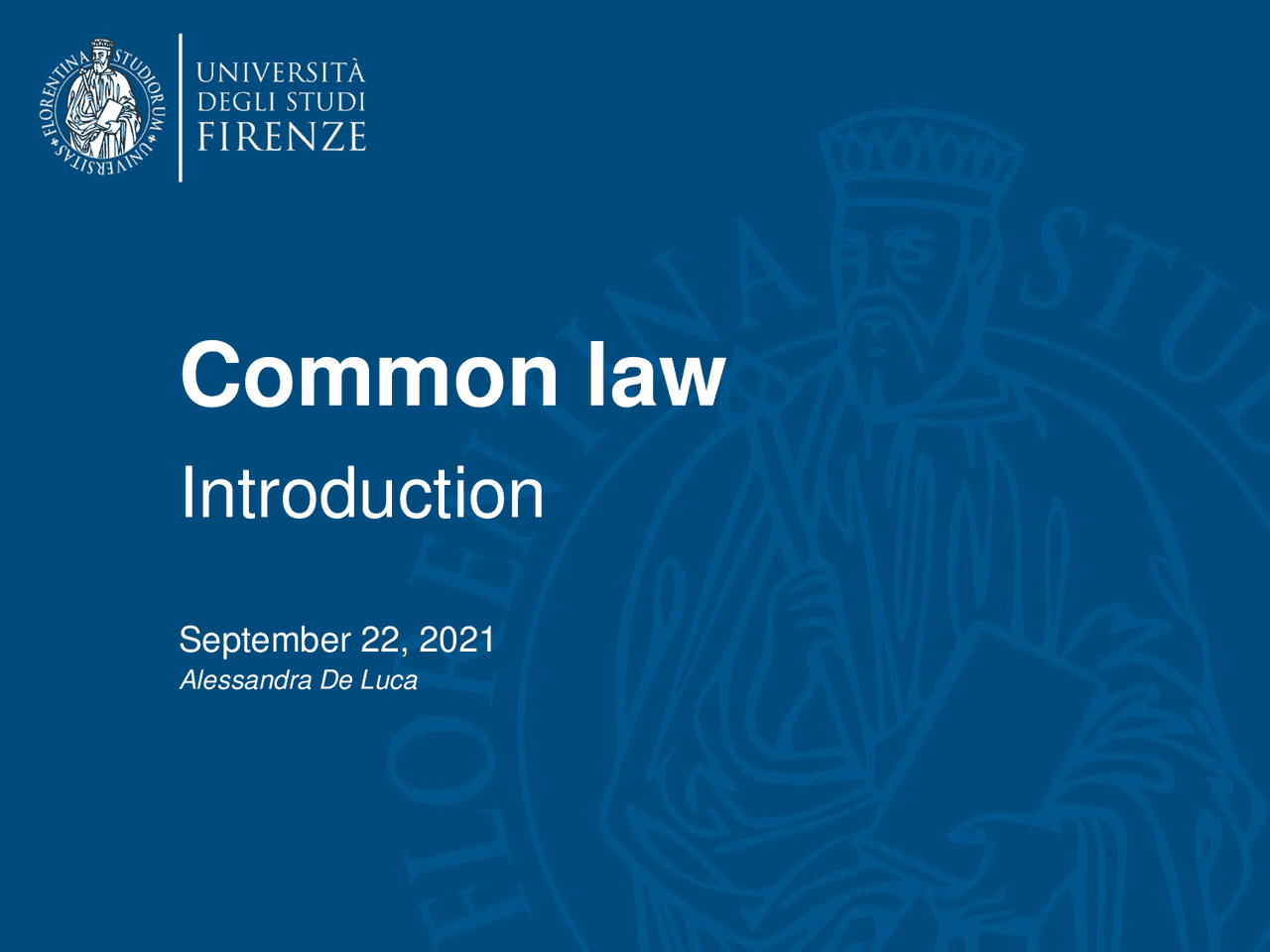Common law slides notes - Docsity