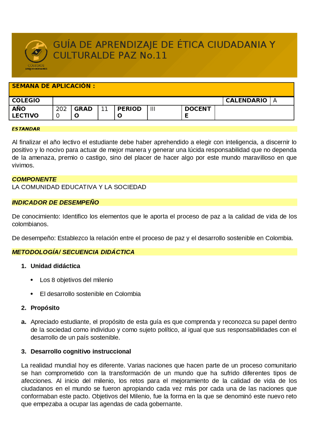 El Desarrollo Sostenible Docsity