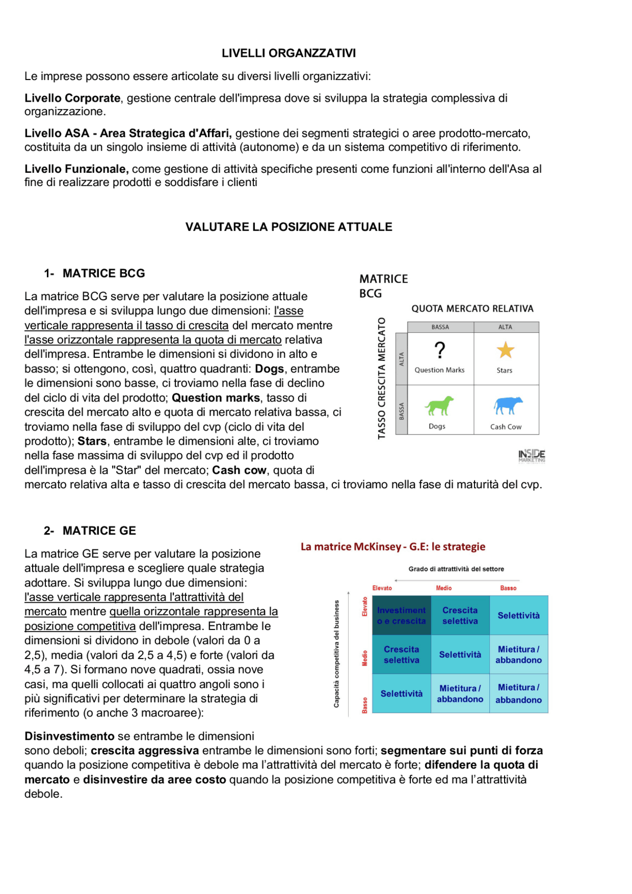 Marketing Schema Riassuntivo Docsity