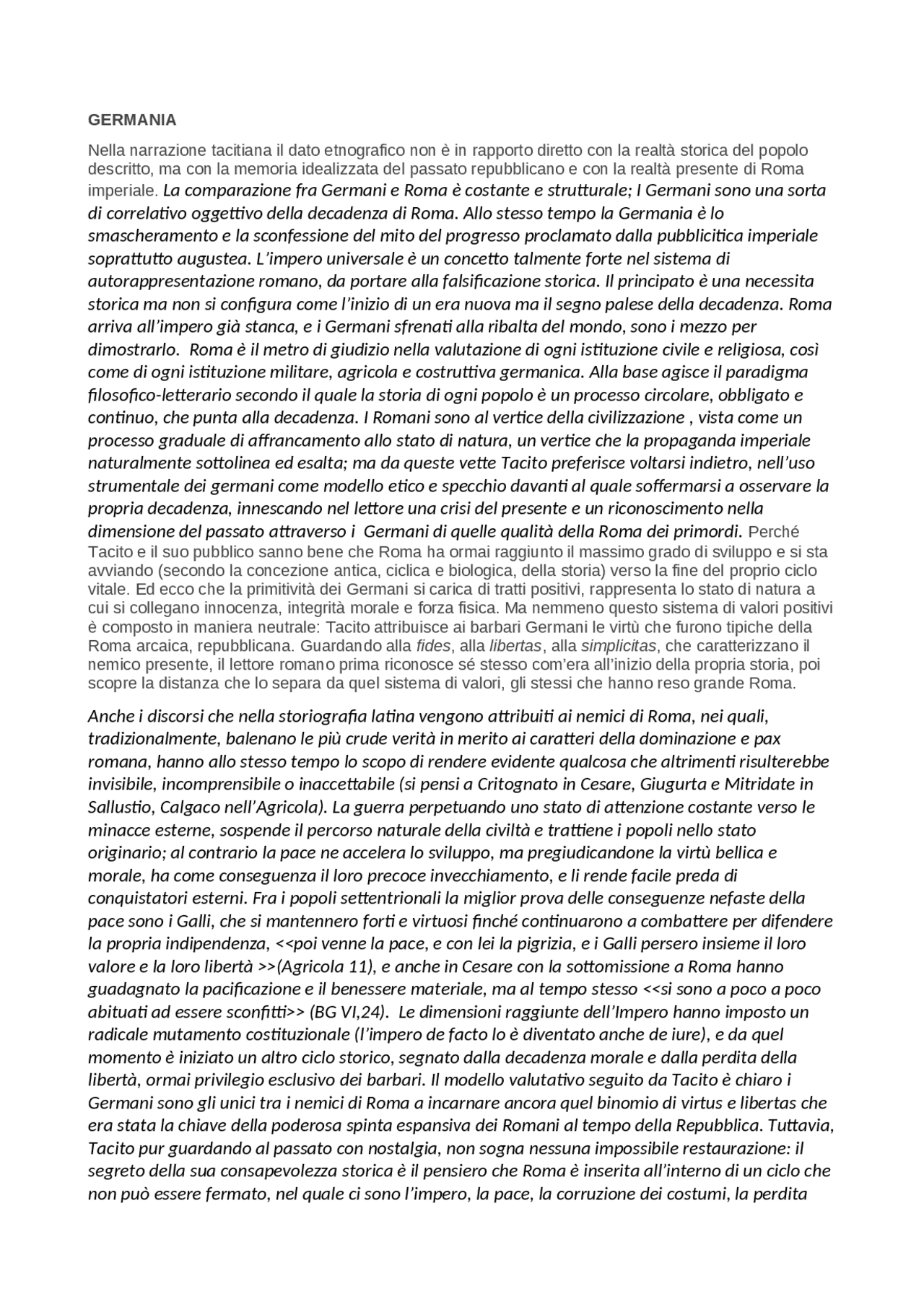 Latino Esame Sintesi Vario Docsity