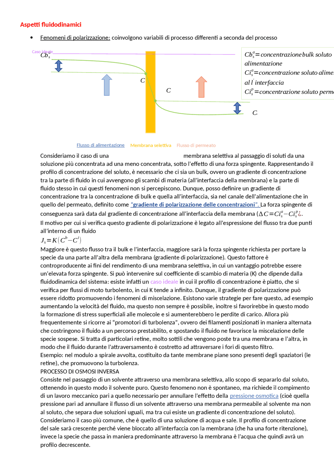 Tecnologie A Membrana Per Lingegneria Biomedica Docsity