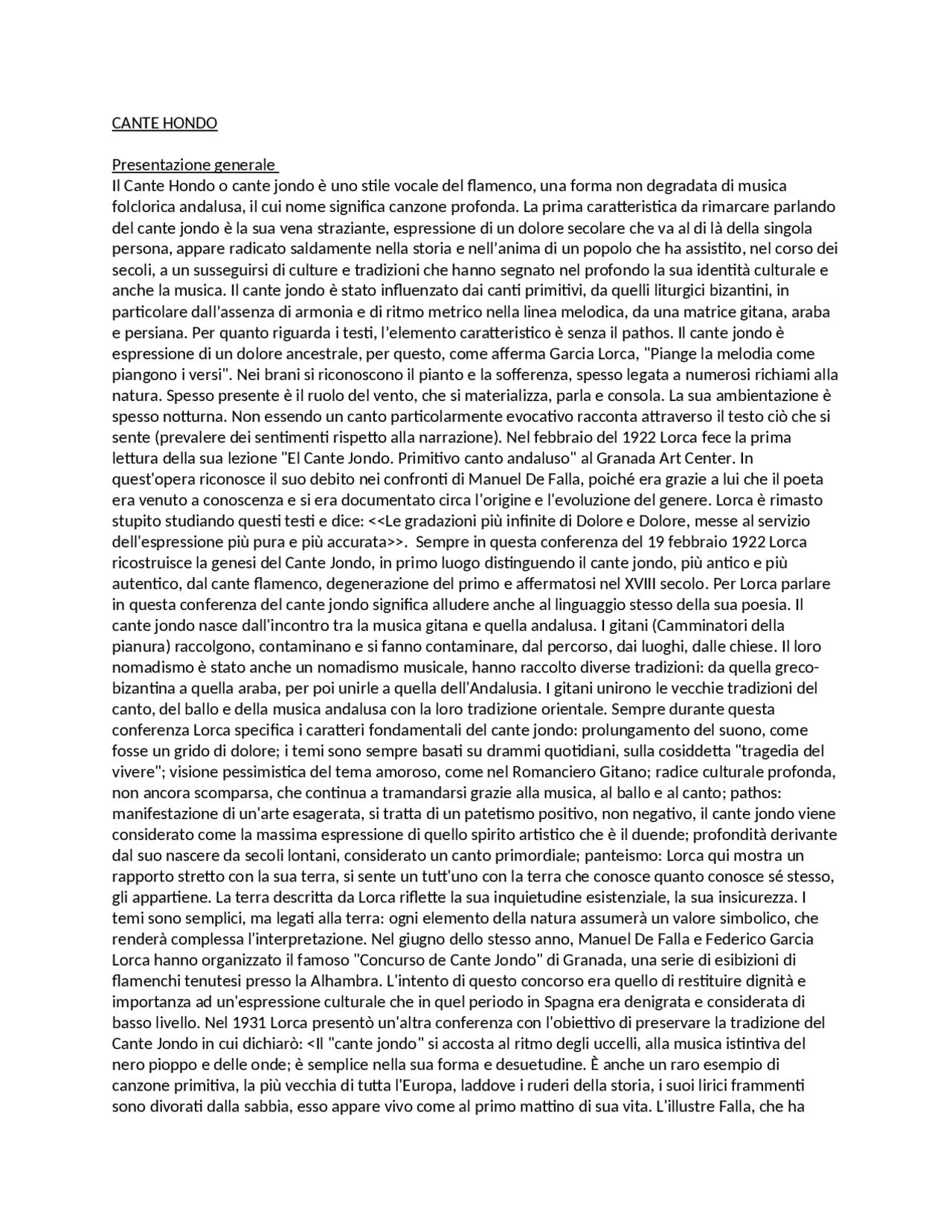 Appunti Completi I Anno Docsity