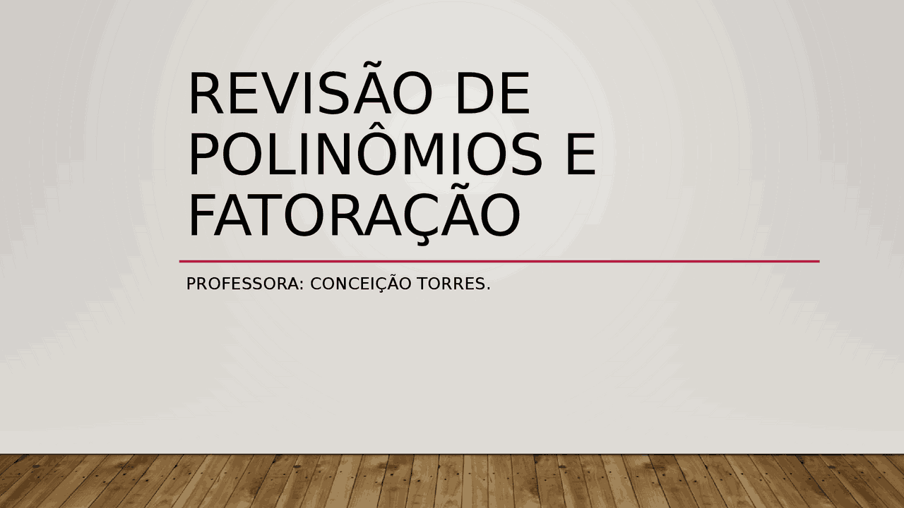 Resumo De Polinômios Docsity
