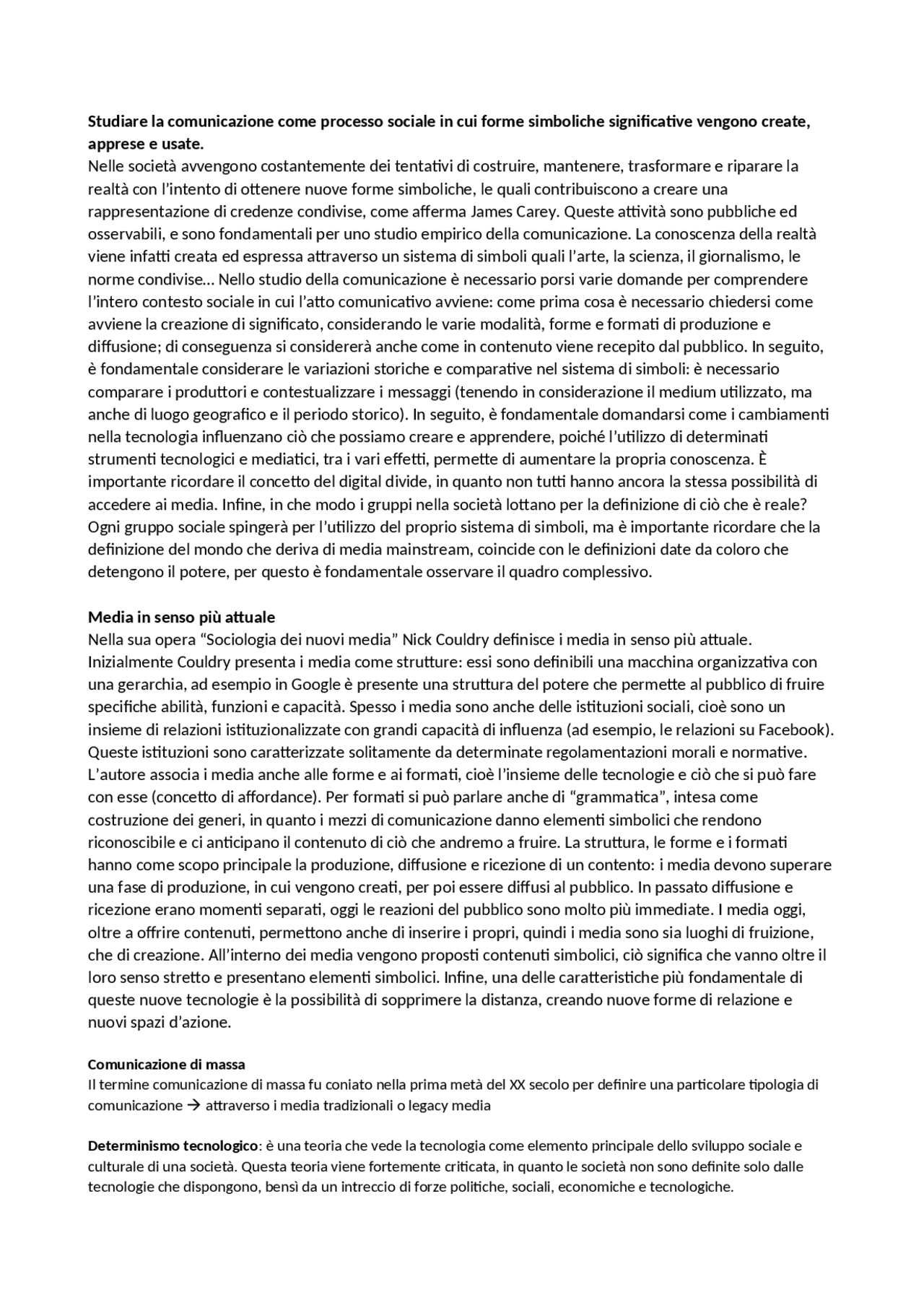 Esempio Domande Esame Sociologia Della Comunicazione Prove Desame Di