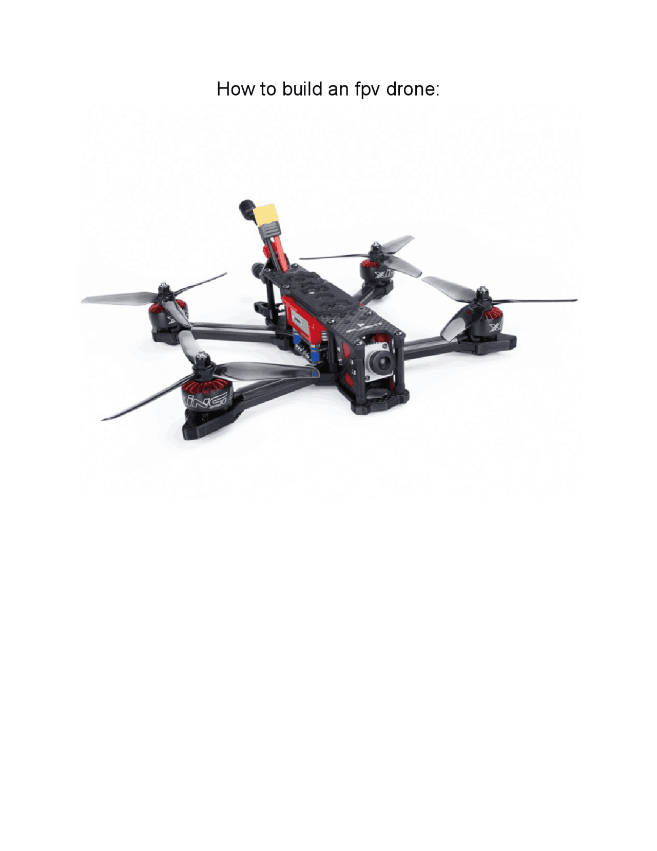 How to build a drone | Summaries Aerodynamics | Docsity