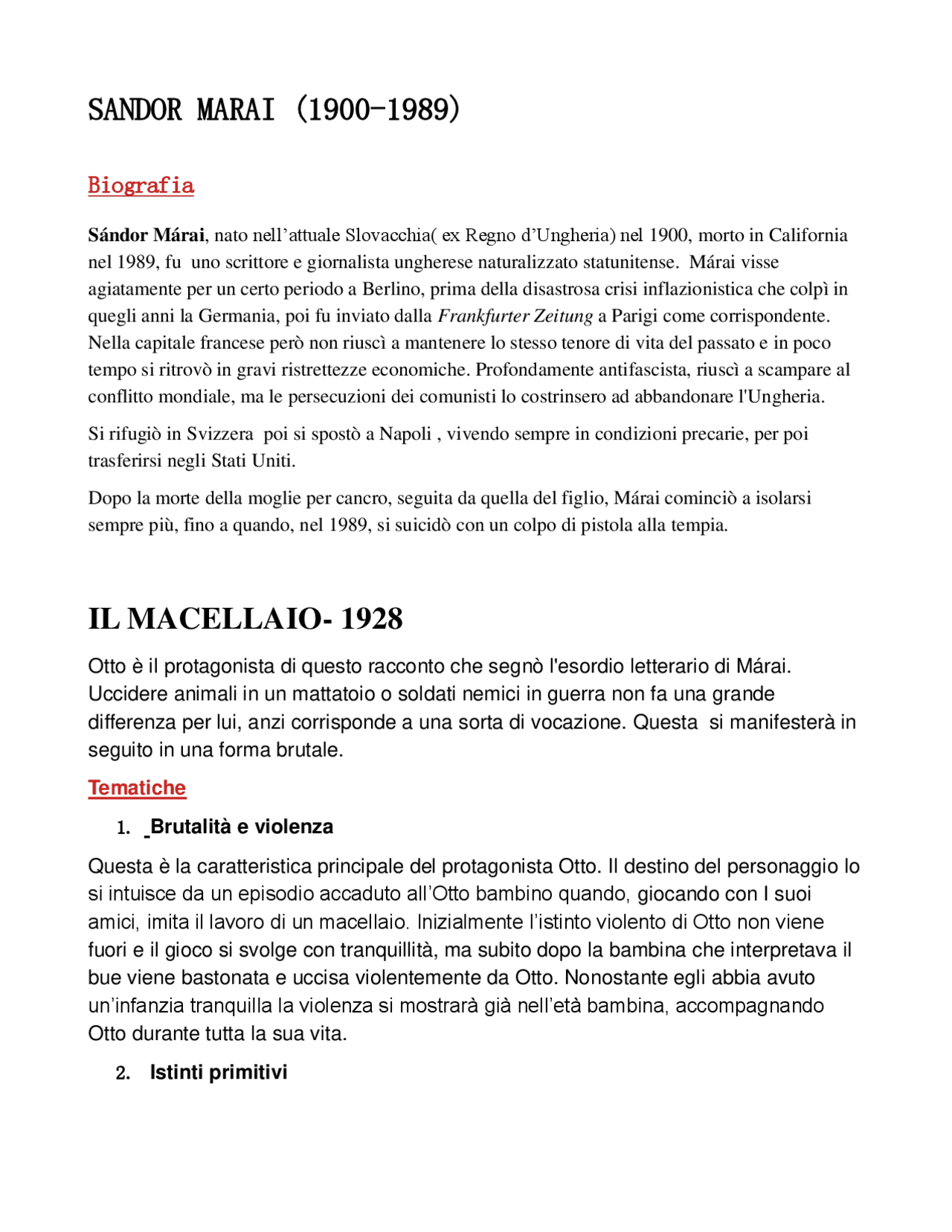 Riassunto Del Libro A Scelta Per Letteratura Tedesca 2 Docsity