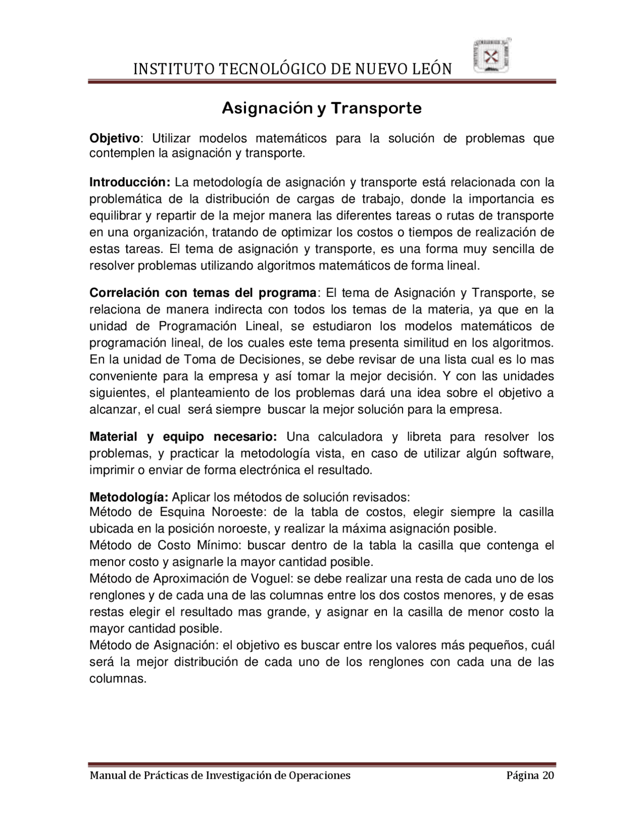 Investigacion operacional con solver - Docsity